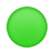 Green Circle icon in Emoji Style