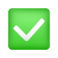 Check Mark Button icon in Emoji Style