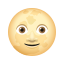 Full Moon Face icon in Emoji Style