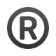 Registered icon in Emoji Style