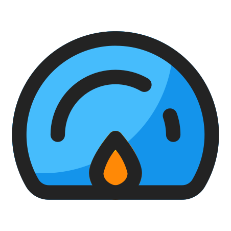 dashboard icon in Anggara Filled Outline Style
