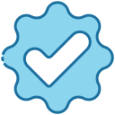 Verified icons in All style for graphic & UI design