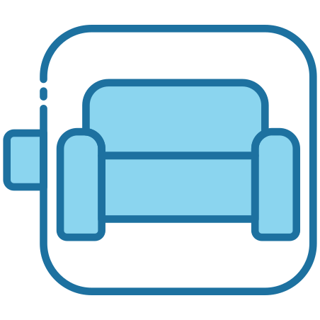 COMMUNAL SPACE icon in bearicons Blue Style