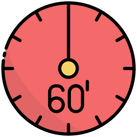 60 Seconds icon in bearicons Outline Color Style