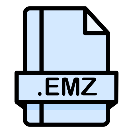 Emz icon in Creatype Filed outline Style