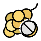 Langsat icon in Outline Color Style