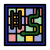 Snakes and Ladders icon in Outline Color Style