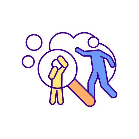 Childhood Trauma icon in Filled color icons Style