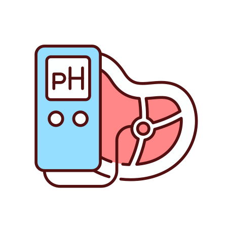 PH Measurement icon in Filled color icons Style