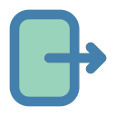 Logout White Icons – Free Download SVG, PNG, GIF