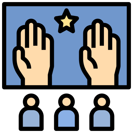 Participant icon in Filled Outline Style