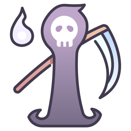 Death icon in Filled outline icons Style