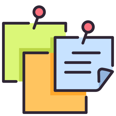 Memo icon in Filled outline icons Style