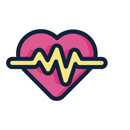 Alive icon in Filled Outline Style