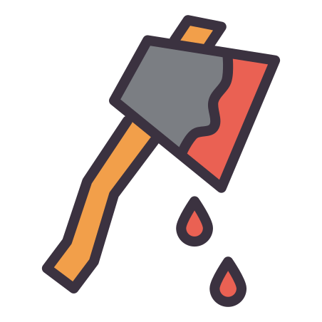 Slasher icon in Filled Outlines Style