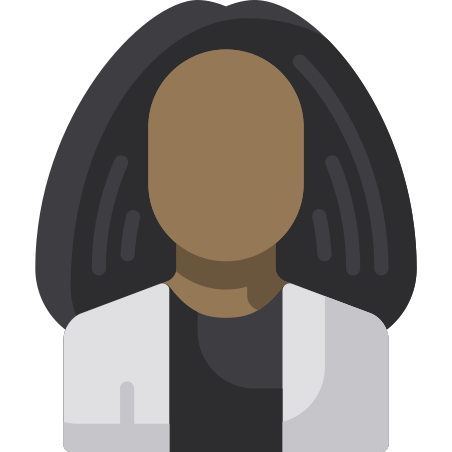 Dreadlocks icon in Flat Style