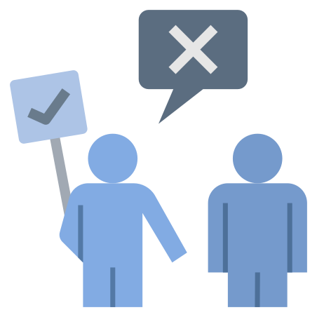 Assume icon in Flat Style