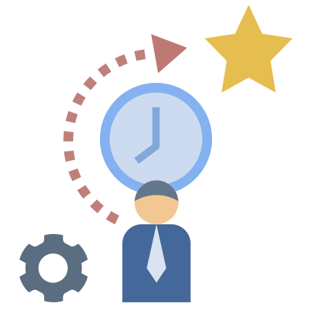 Operate icon in Flat Style