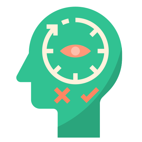Assume icon in Flat Style