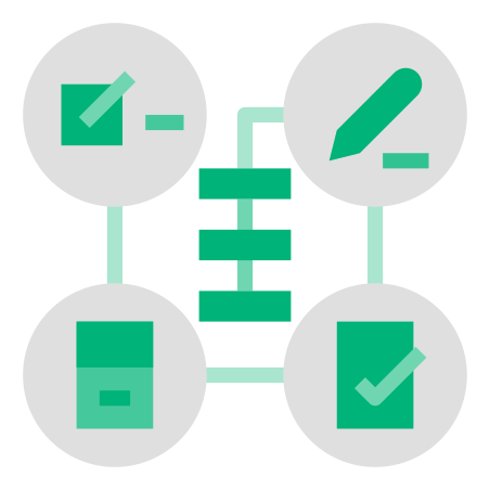 Framework icon in Flat Style
