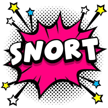 snort icon in Flatart Icons Lineal Color Style