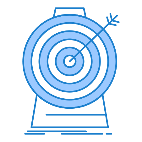 Goal icon in flatart_icons Blue Style