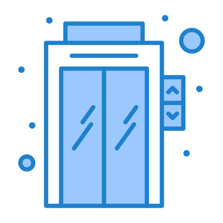 Elevator icon in flatart_icons Blue Style