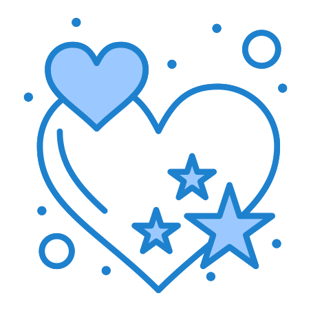 Heart icon in flatart_icons Blue Style