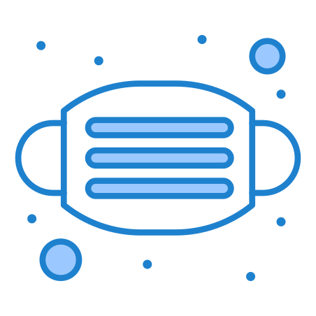 Mask icon in flatart_icons Blue Style