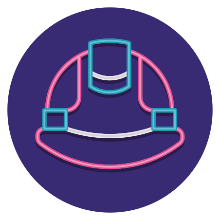 Engineering icon in Flaticons Flat Circular Style