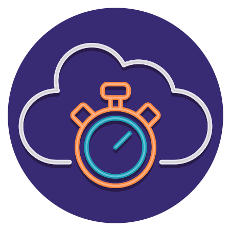 Latency icon in Flaticons Flat Circular Style