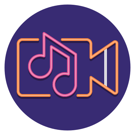 Live Music icon in Flaticons Flat Circular Style