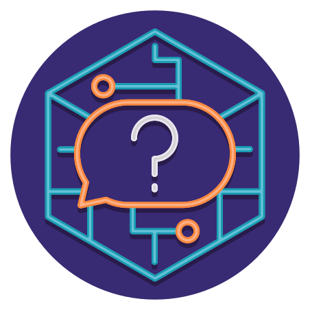Tech Support icon in Flaticons Flat Circular Style