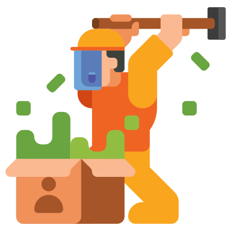Breaking icon in Flaticons Flat Style