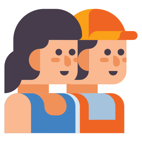 Children icon in Flaticons Flat Style