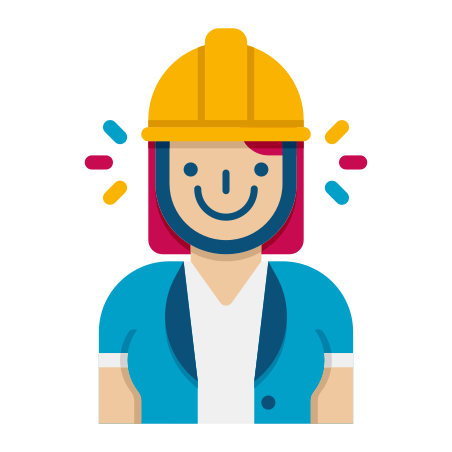 Civil Engineering icon in Flaticons Flat Style