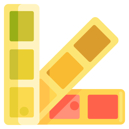Color Palette icon in Flaticons Flat Style