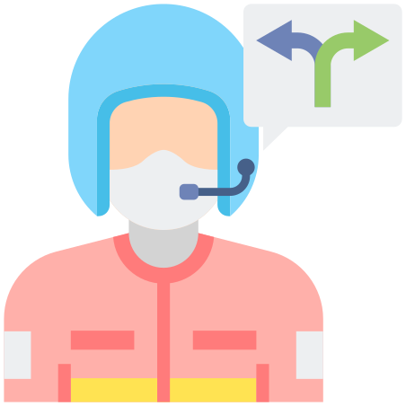 Copilot icon in Flaticons Flat Style