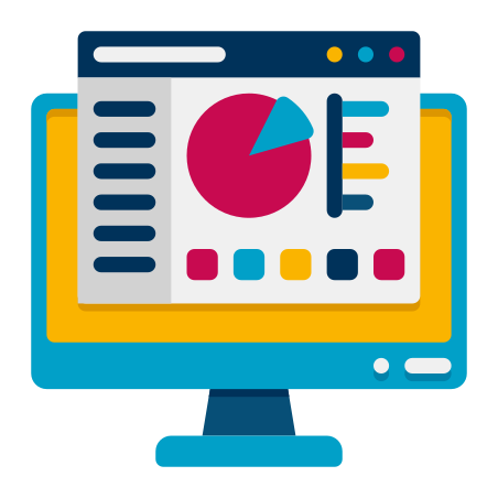 Dashboard icon in Flaticons Flat Style
