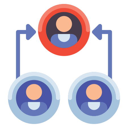 Delegate icon in Flaticons Flat Style