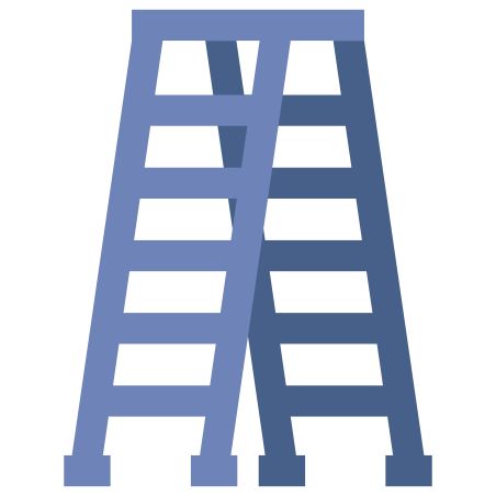 Ladder icon in Flaticons Flat Style