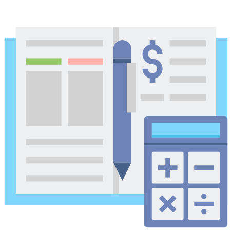 Ledger icon in Flaticons Flat Style