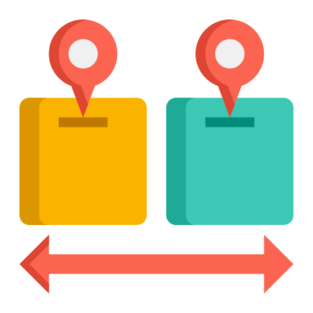 Long Distance icon in Flaticons Flat Style