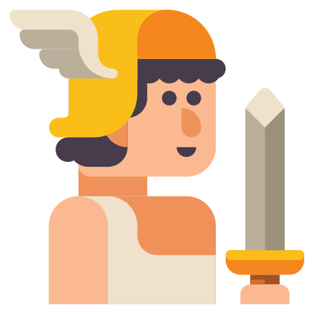 Perseus icon in Flaticons Flat Style