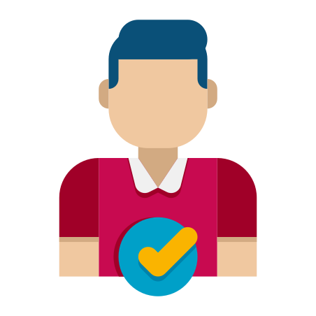 Person icon in Flaticons Flat Style