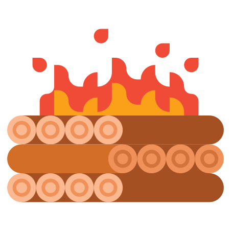 Pyre icon in Flaticons Flat Style