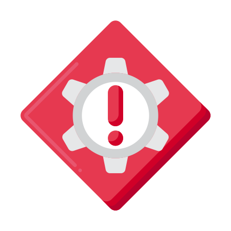 Risks icon in Flaticons Flat Style
