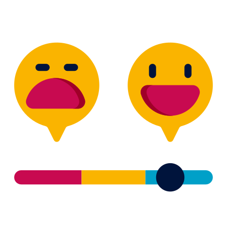 Satisfaction Scale icon in Flaticons Flat Style