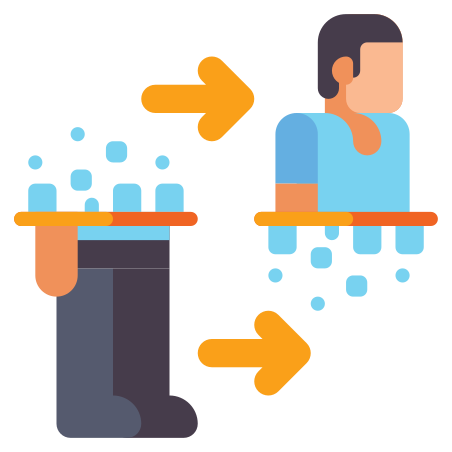 Teleportation icon in Flaticons Flat Style
