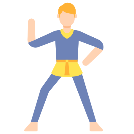 Traditional Dance icon in Flaticons Flat Style